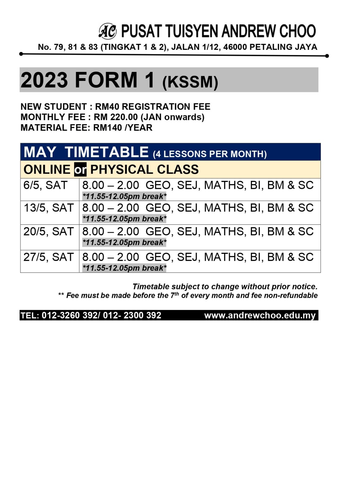 UPSR PT3 SPM EXAM TIPS Andrew Choo